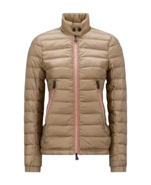 Moncler Walibi Short Down Jacket - Light Brown