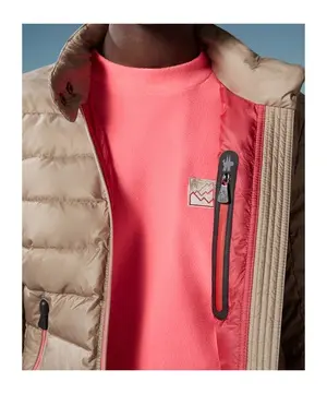 Moncler Walibi Short Down Jacket - Light Brown