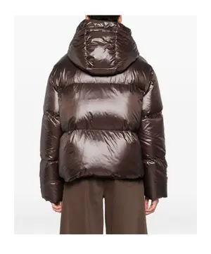 FAY Hooded Quilted Puffer Jacket - Black