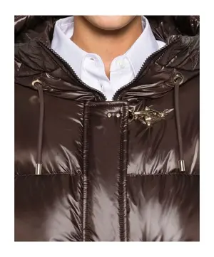 FAY Hooded Quilted Puffer Jacket - Black