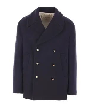 Valentino Garavani Double-breasted Long-sleeved Coat