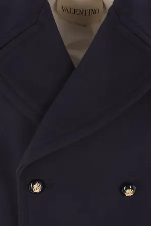 Valentino Garavani Double-breasted Long-sleeved Coat