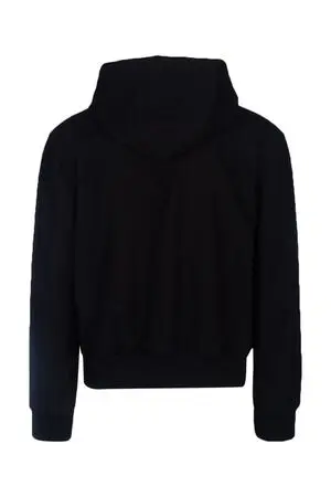 Celine Triomphe Blouson Jacket With Hood In Cotton Twill