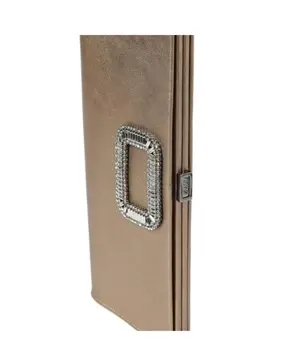 ROGER VIVIER Embellished Crystal Buckle Clutch