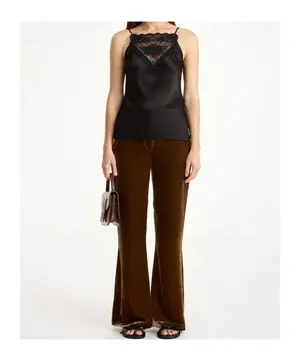 BY MALENE BIRGER Flared Velvet Trousers