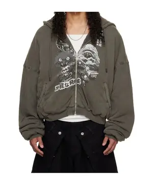 Lu'u Dan Printed Sweatshirts Hoodies For Men