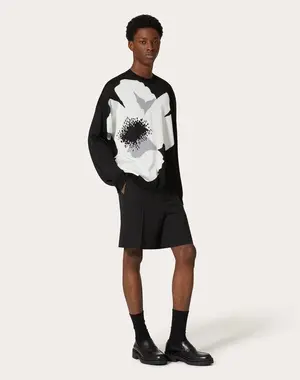 Valentino Garavani Floral Patterned Crewneck Jumper