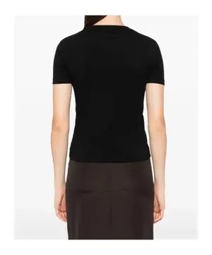 JEAN PAUL GAULTIER Crewneck Short Sleeve Logo T-shirt