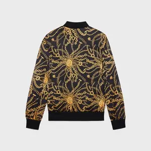 Celine Bomber Jacket With Foulard Print