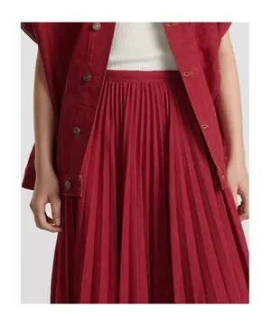 Dior Pleated Midi Skirt
