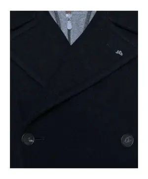 Tagliatore Double-breasted Coat - Black