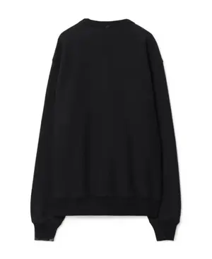 Burberry Equestrian Knight Crewneck Sweatshirt - Black