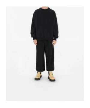 Burberry Equestrian Knight Crewneck Sweatshirt - Black