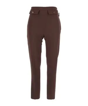 Elisabetta Franchi Button Detailed Bottoms For Women
