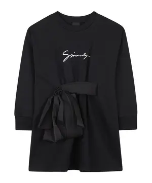 Givenchy Satin-tie Crewneck Dress