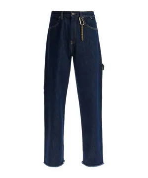 DARKPARK Carpenter Jeans With Raw Edges - Black