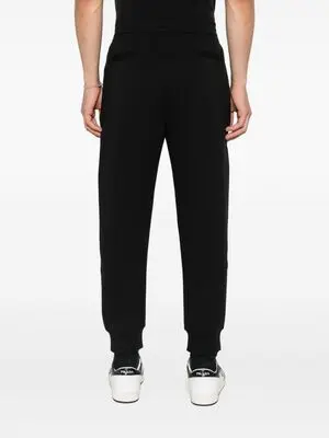 Emporio Armani Logo-embroidered Cuffed Track Pants