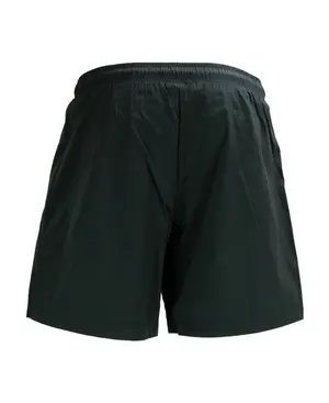 Off-White Logo Tape Swim Shorts - Black