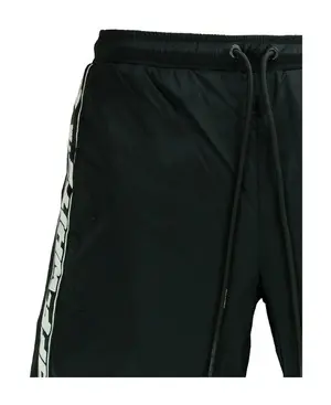 Off-White Logo Tape Swim Shorts - Black