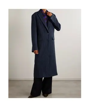 Dries Van Noten Striped Long Coat
