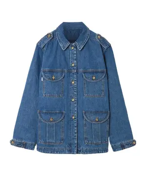 BLAZÉ MILANO Padded Denim Jacket - Blue