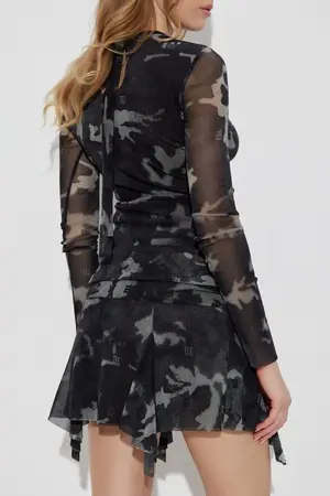 MISBHV Transparent Printed Long Sleeve Top
