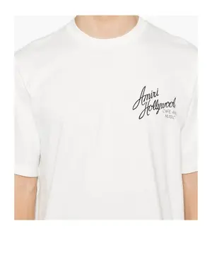 Amiri Open-necked Black Shirt