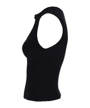 MARINE SERRE Cut-out Detailed Knitted Top