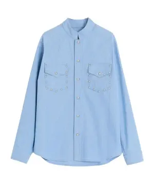 Valentino Garavani Denim Shirt With Cabochons