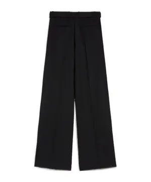 JIL SANDER Gabardine Belted Trousers