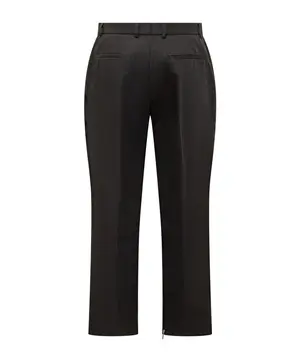 Off-White High Waist Straight Leg Pants