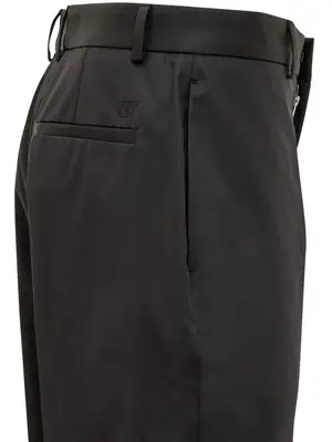 Off-White High Waist Straight Leg Pants