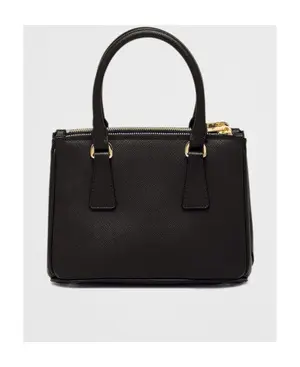 Prada Galleria Mini Saffiano Leather Bag - Black