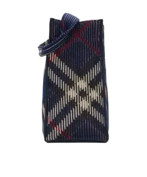 Burberry Check Pattern Tote Bag