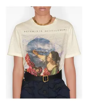 Dior X Sarah Shipman Graphic Print T-shirt