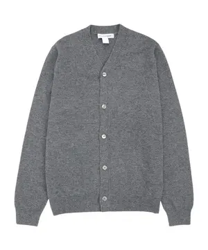 Comme Des Garçons V-neck Long-sleeved Sweater