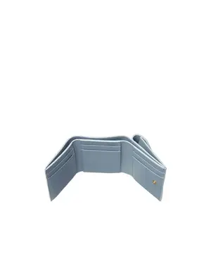 Fendi Ff Diamonds Tri-fold Wallet - Blue