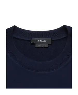 Versace Logo Print Crew Neck Jumper