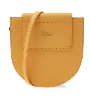 VIVIENNE WESTWOOD Logo Shoulder Bag - Yellow