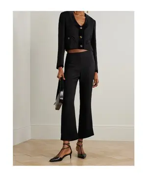 BLAZÉ MILANO Flared Zippered Casual Pants