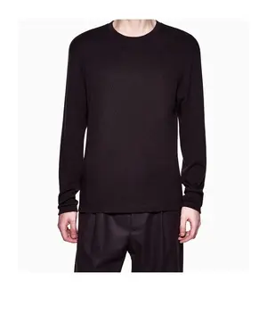 Giorgio Armani Long-sleeved Crewneck Pullover - Brown