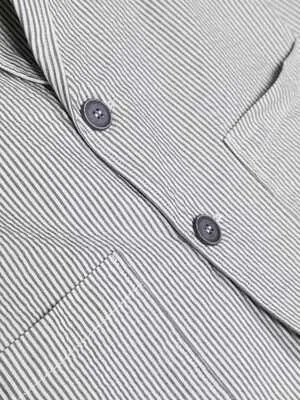 Aspesi Single-breasted Pinstriped Blazer