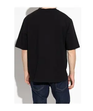 Dsquared2 Logo Printed Crewneck T-shirt - Black