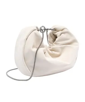Brunello Cucinelli Chain-linked Shoulder Bag - Nude
