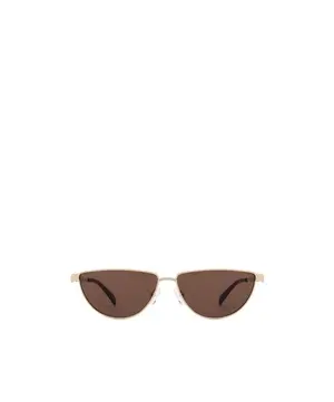 Alexander McQueen Cat Eye Frame Sunglasses - Brown