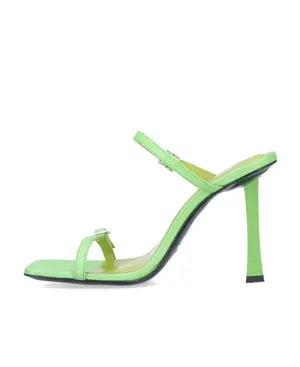 By Far Buck-down Detail Sandals