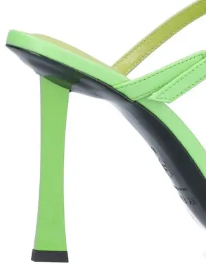By Far Buck-down Detail Sandals