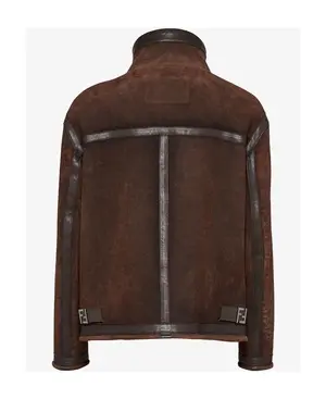 Fendi High Neck Zip-up Oversized Jacket