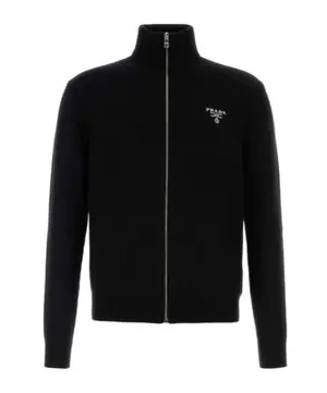 Prada Embroidered Cardigans For Men