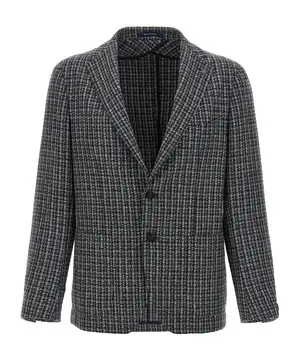 Tagliatore Checked Tweed Blazer